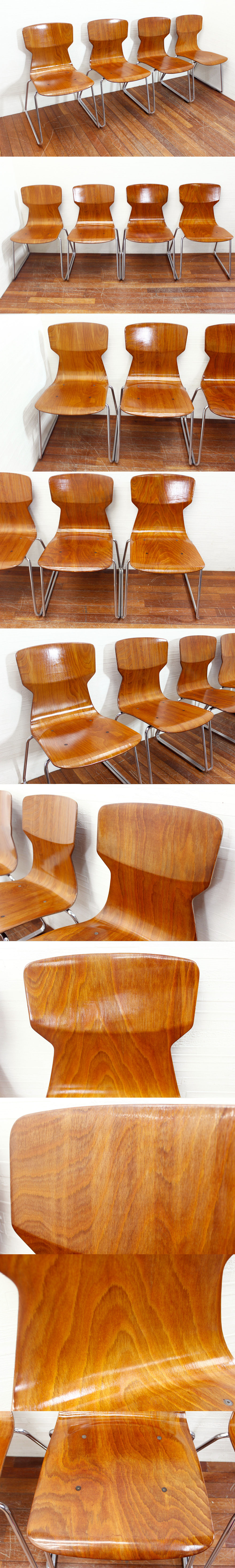 【Casala obo-Formsitz】西ドイツ/ビンテージ/スタッキングチェア4脚/プライウッド/検）北欧/PAGHOLZ パグホルツ/JTS39の落札情報詳細 - ヤフオク落札価格検索 ...